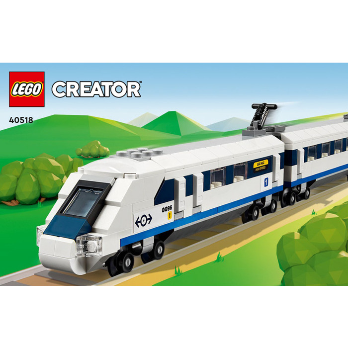 LEGO High-Speed Train Set 40518 Instructions | Brick Owl - LEGO Marketplace