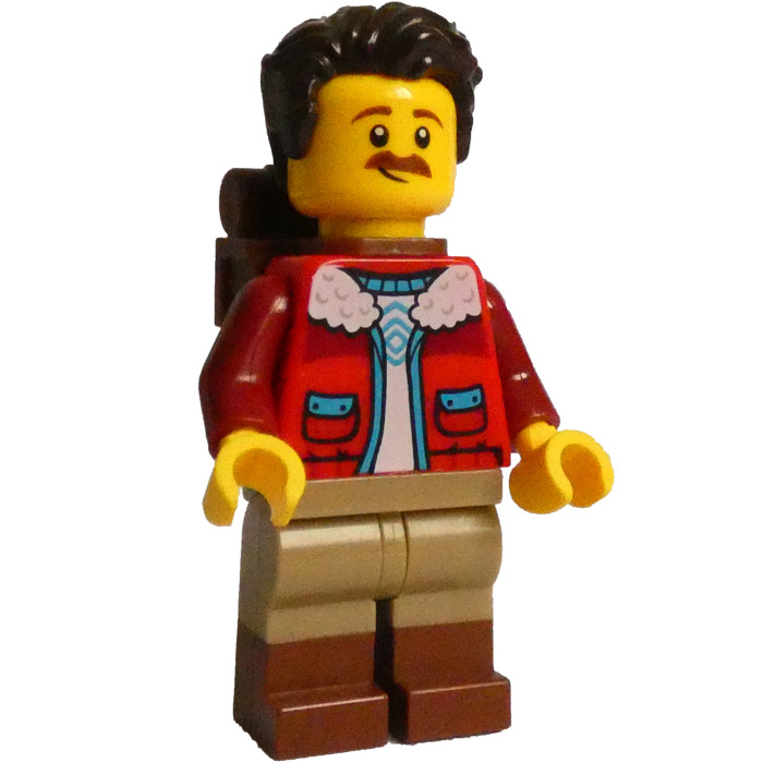 LEGO Hiker with Backpack Minifigure | Brick Owl - LEGO Marketplace