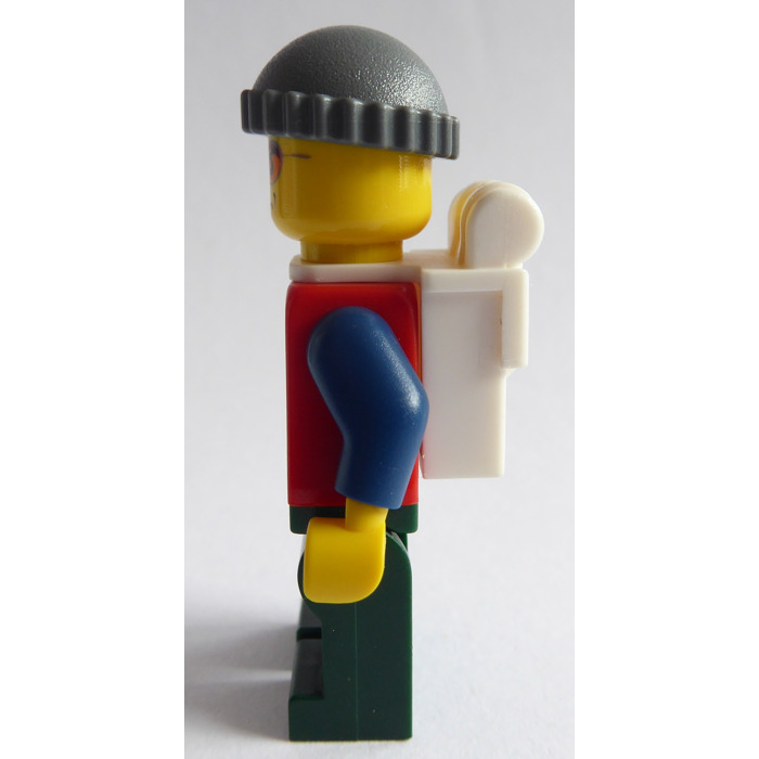 LEGO Hiker with White Backpack Minifigure | Brick Owl - LEGO Marketplace