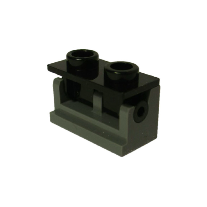 LEGO Hinge Brick 1 x 2 with Black Top Plate | Brick Owl