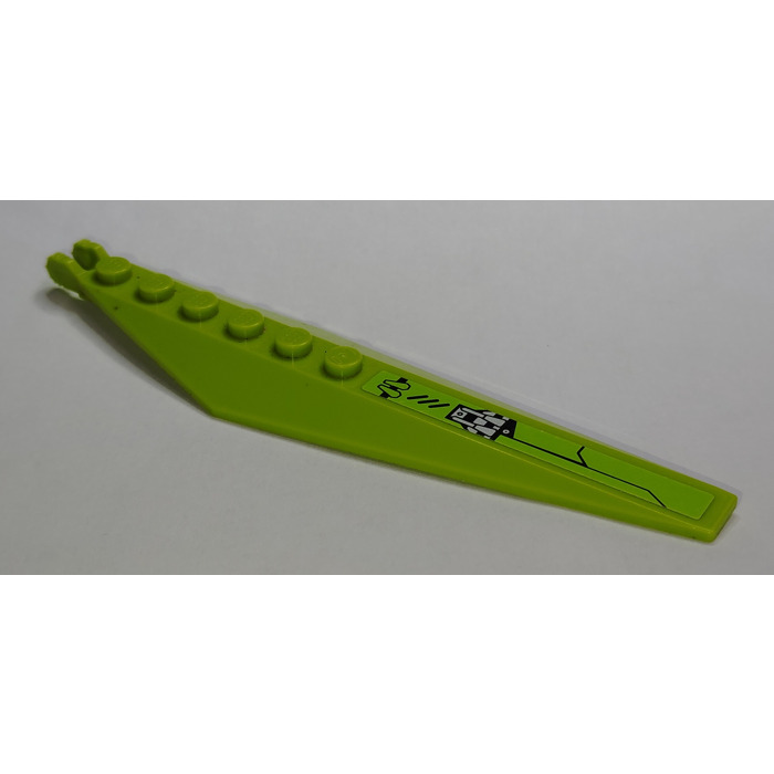 LEGO Hinge Plate 1 x 12 with Angled Sides and Tapered Ends (53031 / ...