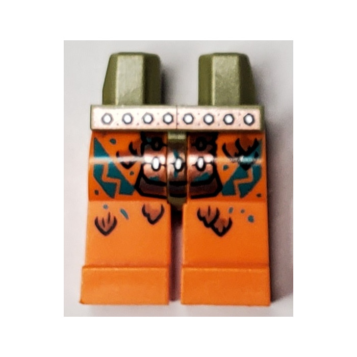 LEGO Hips and Legs with Copper Belt and Dark Turquoise Scales (3815 / ...