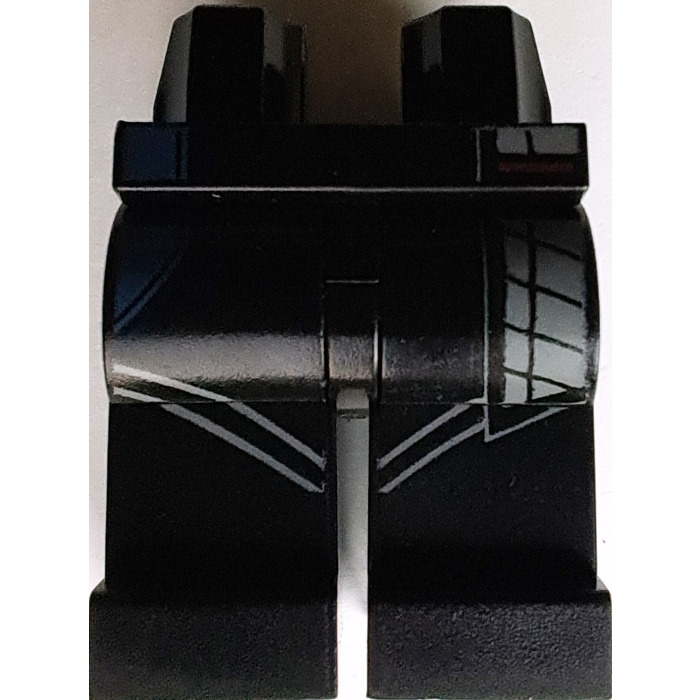 LEGO Hips and Legs with Dark Blue Pocket and Gray Patch (3815) | Brick ...