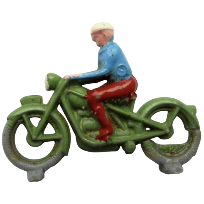 LEGO HO Scale Motorcyclist | Brick Owl