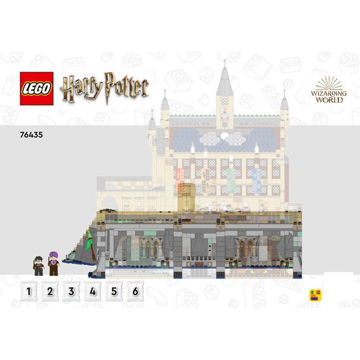 LEGO Hogwarts Castle: The Great Hall Set 76435 Instructions | Brick Owl ...