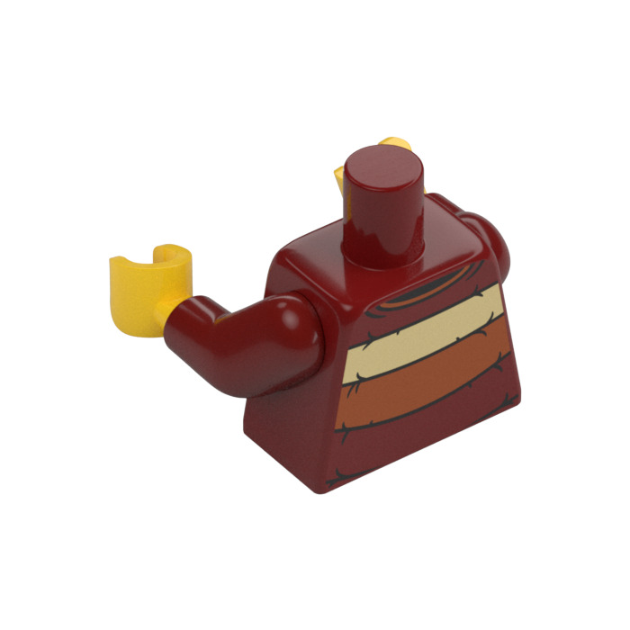 LEGO Holiday Express Passenger (Male) Minifig Torso (973 / 76382 ...