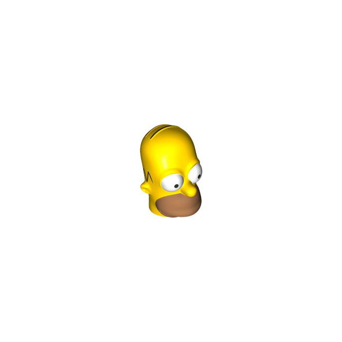 LEGO Homer Simpson Head with Wide Eyes (16807 / 111514) | Brick Owl