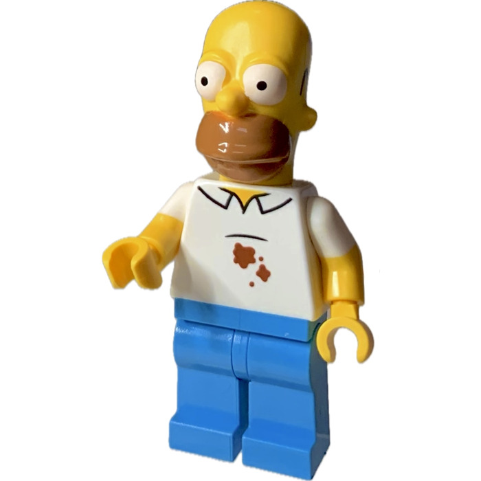 LEGO Homer Simpson with Stained Shirt Minifigure | Brick Owl - LEGO ...