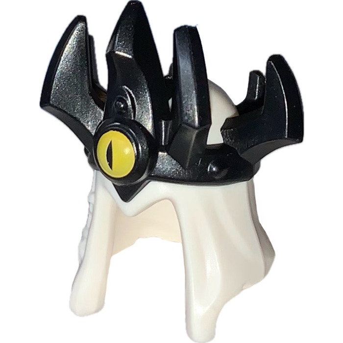 LEGO Hood with Black Spiked Crown with Yellow Eye (104194) | Brick Owl ...