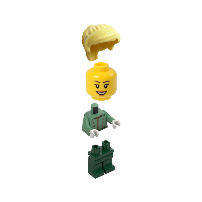 LEGO Hotel Receptionist with Green Uniform Minifigure | Brick Owl