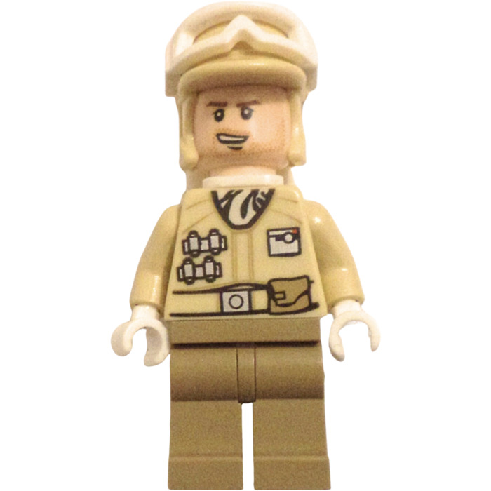 LEGO Hoth Rebel Trooper with Tan Helmet and Stubble Minifigure | Brick ...