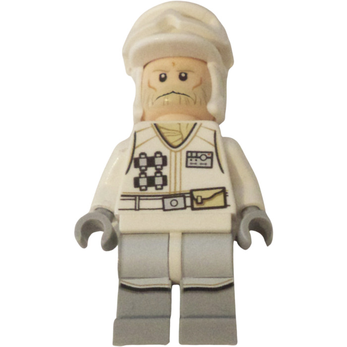 LEGO Hoth Rebel Trooper with White Uniform and Tan Beard Minifigure ...