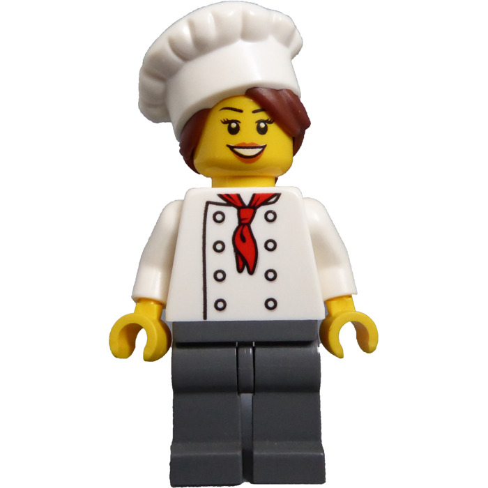 LEGO House Chef with Dark Stone Gray Legs Minifigure | Brick Owl - LEGO ...