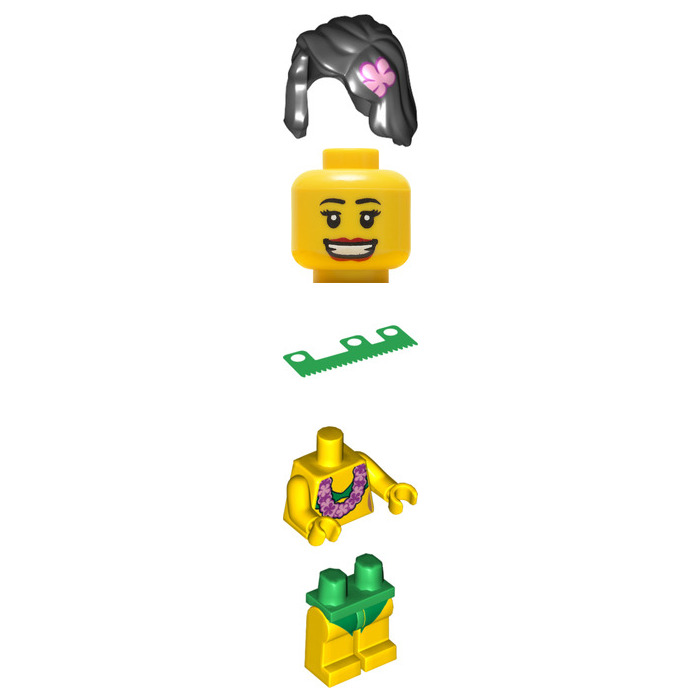 LEGO Hula Dancer Minifigure | Brick Owl - LEGO Marketplace
