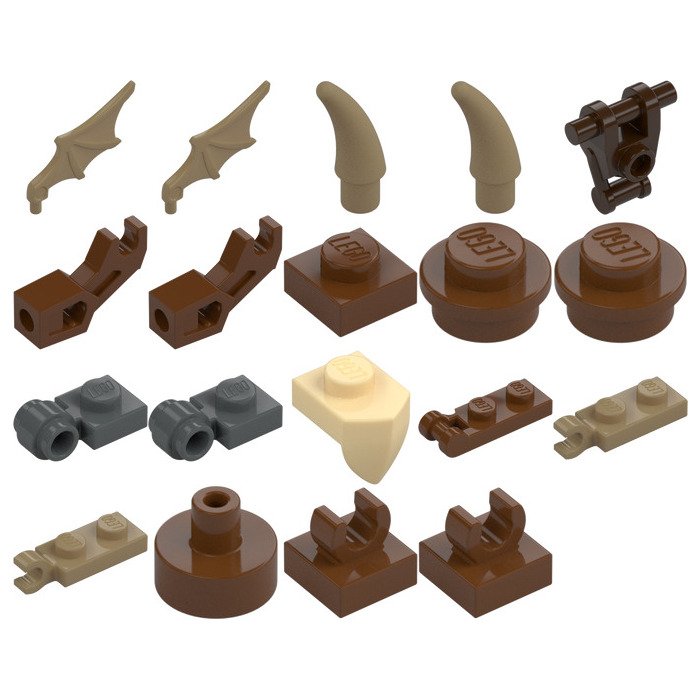LEGO Hungarian Horntail Dragon with Dark Tan Wings | Brick Owl - LEGO ...