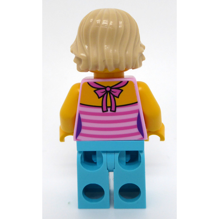 LEGO Ice Cream Vendor with Pink Striped Top Minifigure | Brick Owl ...