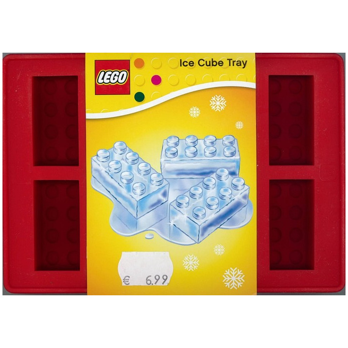 LEGO Ice Cube Tray - Bricks (Red) (852768) | Brick Owl - LEGO Marketplace