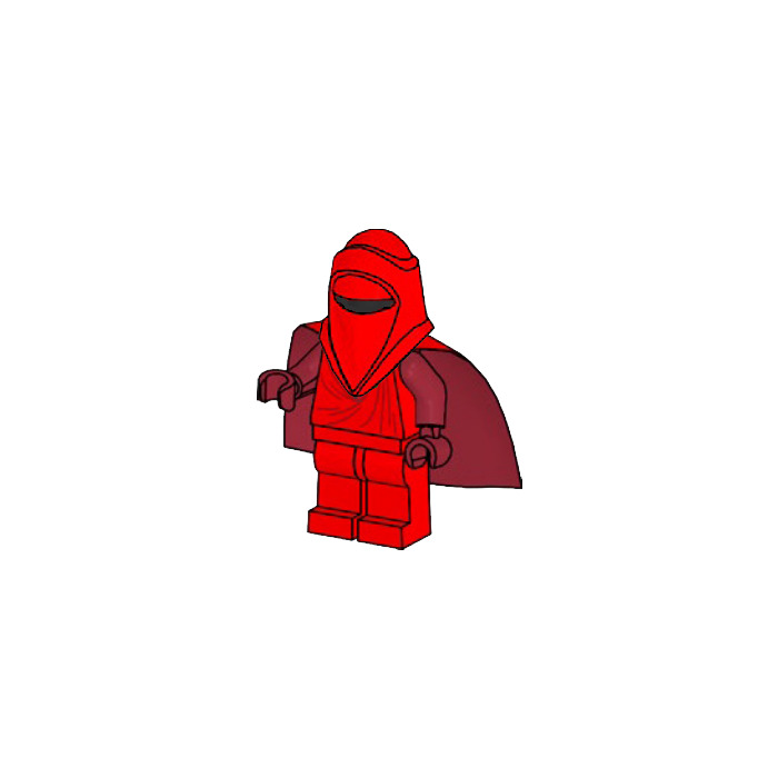 LEGO Imperial Royal Guard with Spongy Cape and Printed Back Minifigure ...