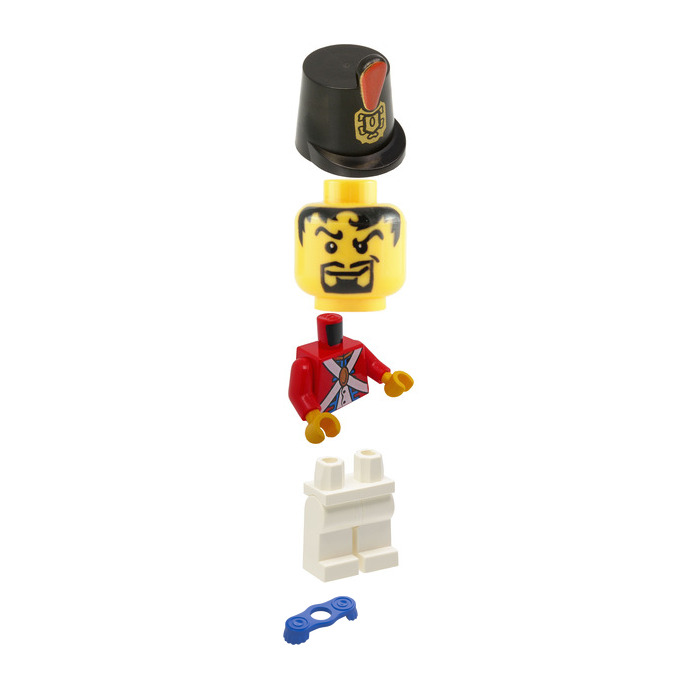 LEGO Imperial Soldier with Decorated Shako Hat and Black Goatee Beard ...