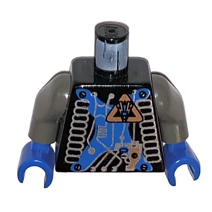 LEGO Insectoid with Blue / Yellow Helmet Torso (973 / 73403) | Brick ...