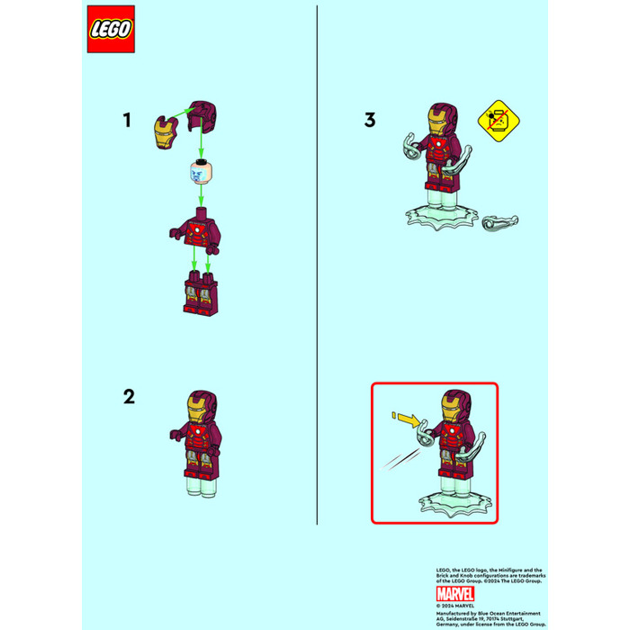 LEGO Iron Man Set 242406 Instructions | Brick Owl - LEGO Marketplace