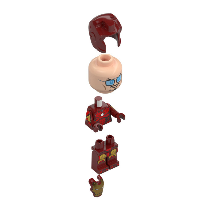 LEGO Iron Man with Mark 3 Armor with Printed Arms Minifigure | Brick ...