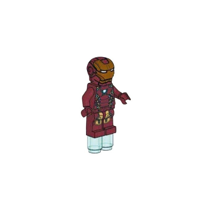 LEGO Iron Man with Mark 46 Armor with Small Helmet Visor Minifigure ...