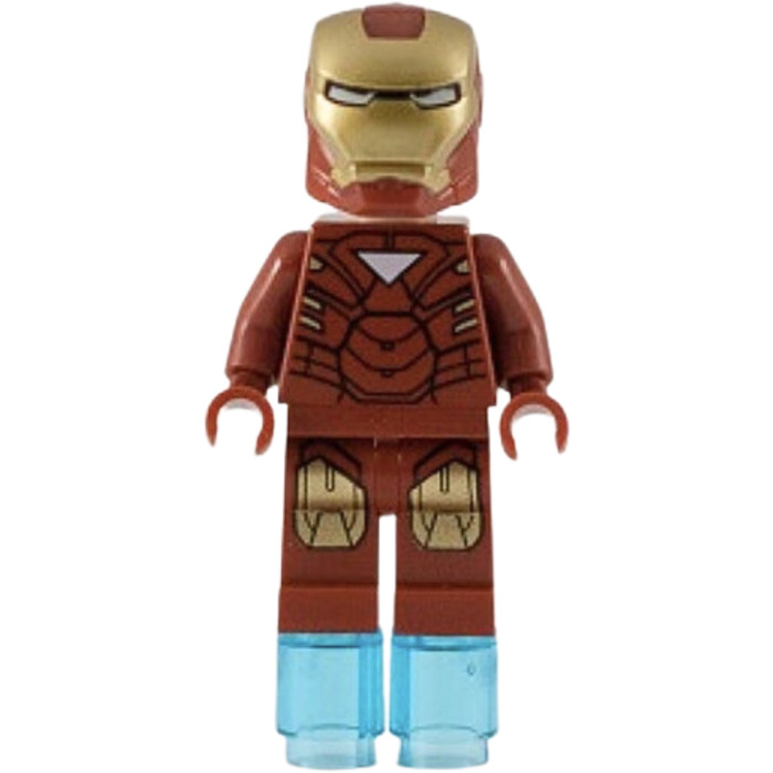 LEGO Iron Man with Mark 6 Armor and Foot Repulsors Minifigure | Brick Owl