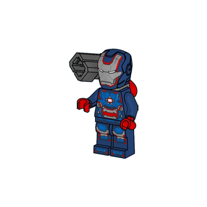 LEGO Iron Patriot MK1 with Stud Shooter Minifigure | Brick Owl - LEGO ...