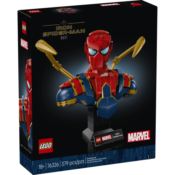 LEGO Iron Spider-Man Bust Set 76326 | Brick Owl - LEGO Marketplace