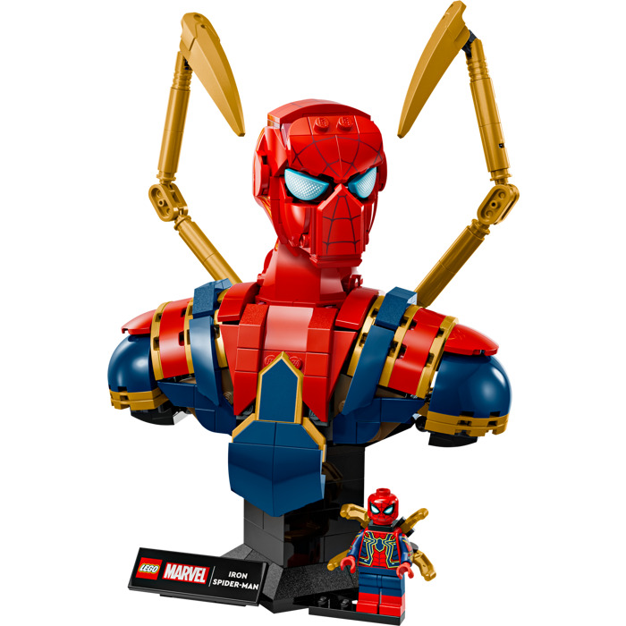 LEGO Iron Spider-Man Bust Set 76326 | Brick Owl - LEGO Marketplace