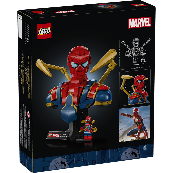 LEGO Iron Spider-Man Bust Set 76326 | Brick Owl - LEGO Marketplace