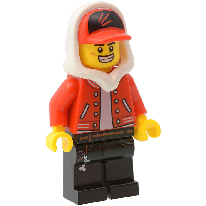 LEGO Jack Davids with Red Jacket (Smile / Grumpy) Minifigure | Brick ...