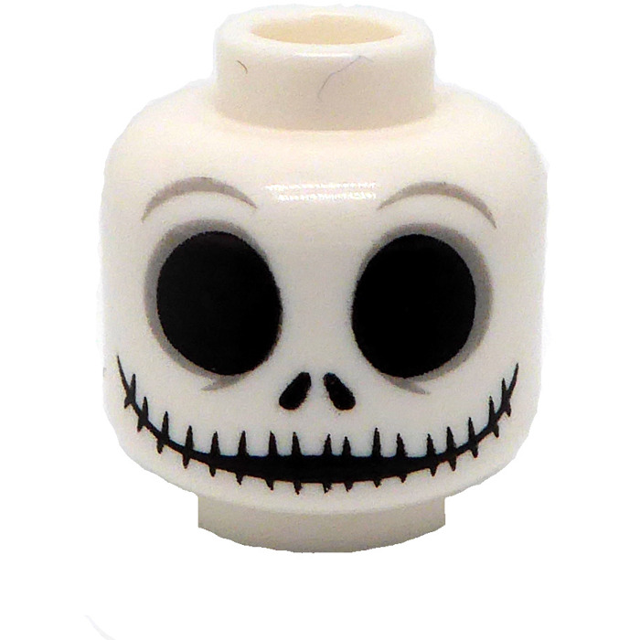 LEGO Jack Skellington Minifigure Head (3626 / 42576) | Brick Owl - LEGO ...