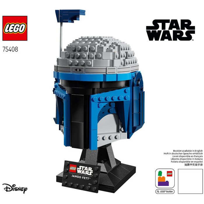 LEGO Jango Fett Helmet Set 75408 Instructions | Brick Owl