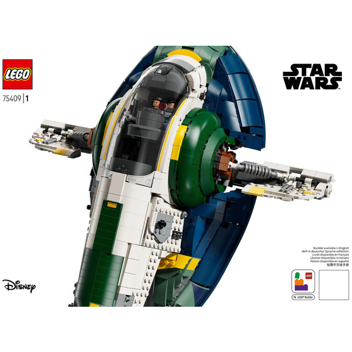 LEGO Jango Fett's Starship Set 75409 Instructions | Brick Owl - LEGO ...