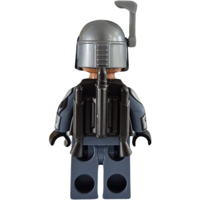 LEGO Jango Fett with Pearl Dark Gray Torso with Printed Arms Minifigure ...