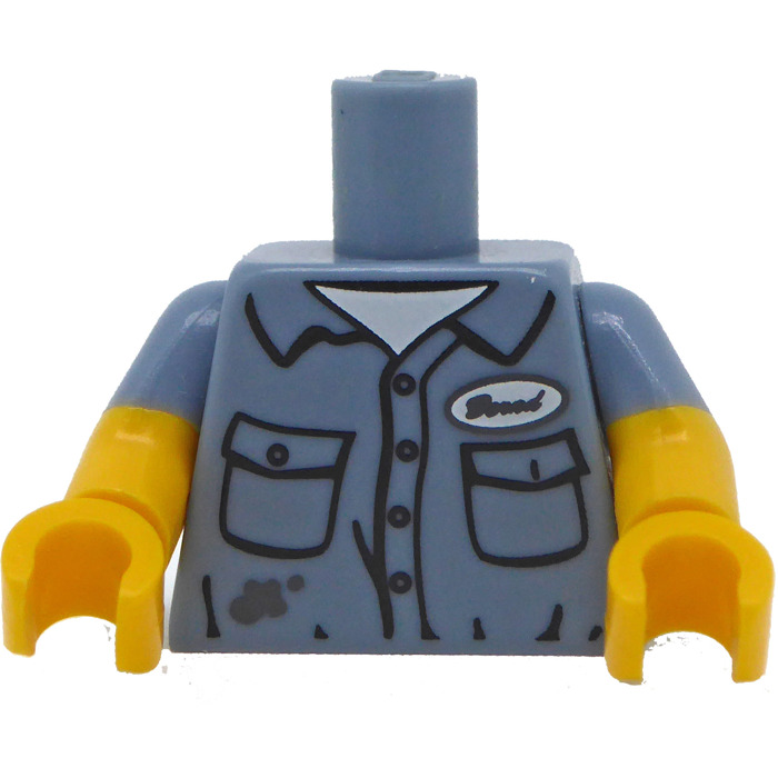 LEGO Janitor Minifig Torso (973 / 16360) | Brick Owl - LEGO Marketplace