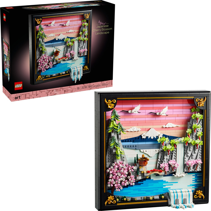 LEGO Japanese Cherry Blossom Landscape Set 31218 | Brick Owl