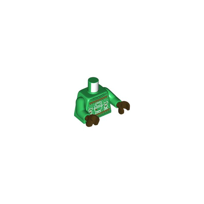 LEGO Jawa with Christmas Jumper Minifig Torso (973) | Brick Owl - LEGO ...