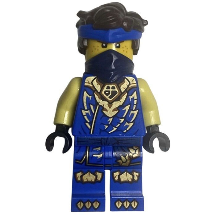 LEGO Jay - Dragons Rising with Dragon Head Tunic with Hair Minifigure ...