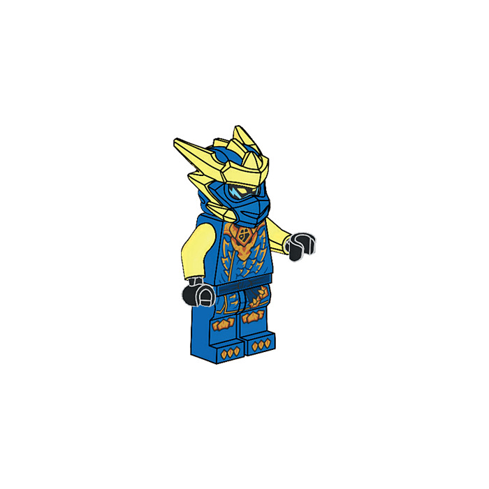 LEGO Jay - Dragons Rising with Dragon Head Tunic with Helmet Minifigure ...