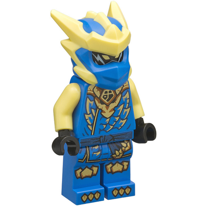 LEGO Jay - Dragons Rising with Dragon Head Tunic with Helmet Minifigure ...