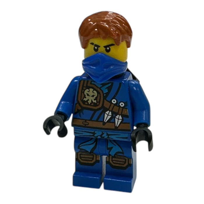 LEGO Jay - Tournament of Elements with Jungle Robe and Hair Minifigure ...