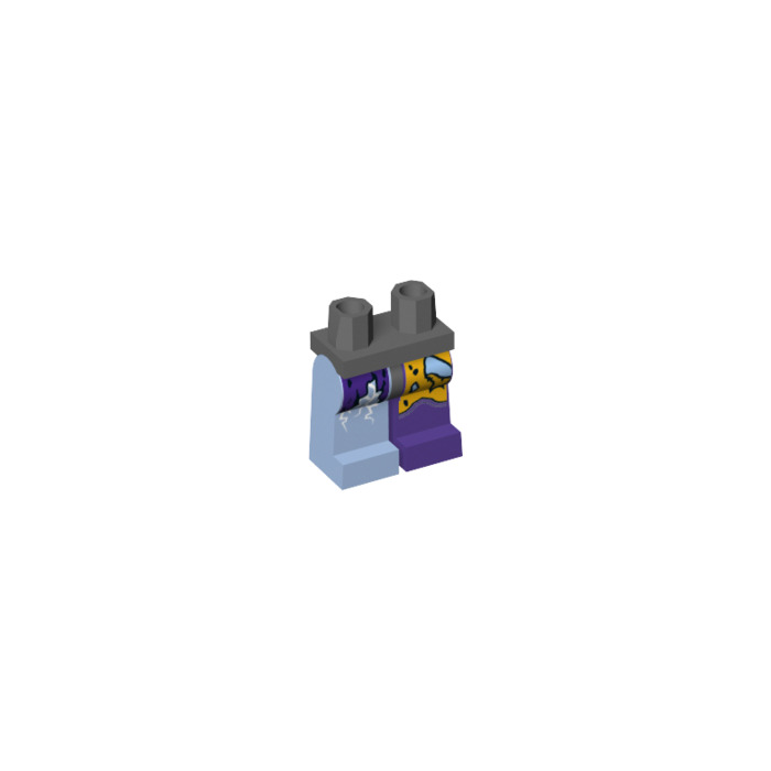 LEGO Jestro with Orange and Dark Purple Outfit Minifigure Hips and Legs ...