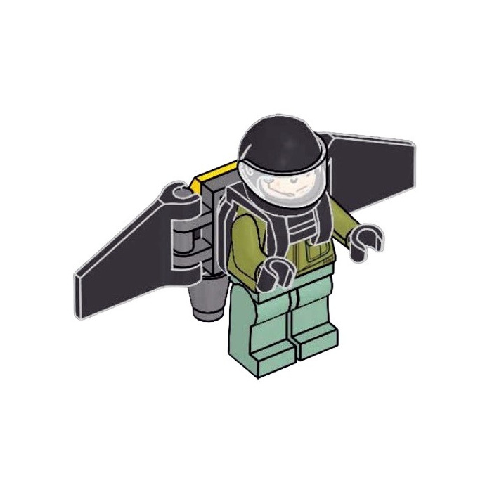 LEGO Jet Pack Ranger Minifigure | Brick Owl - LEGO Marketplace