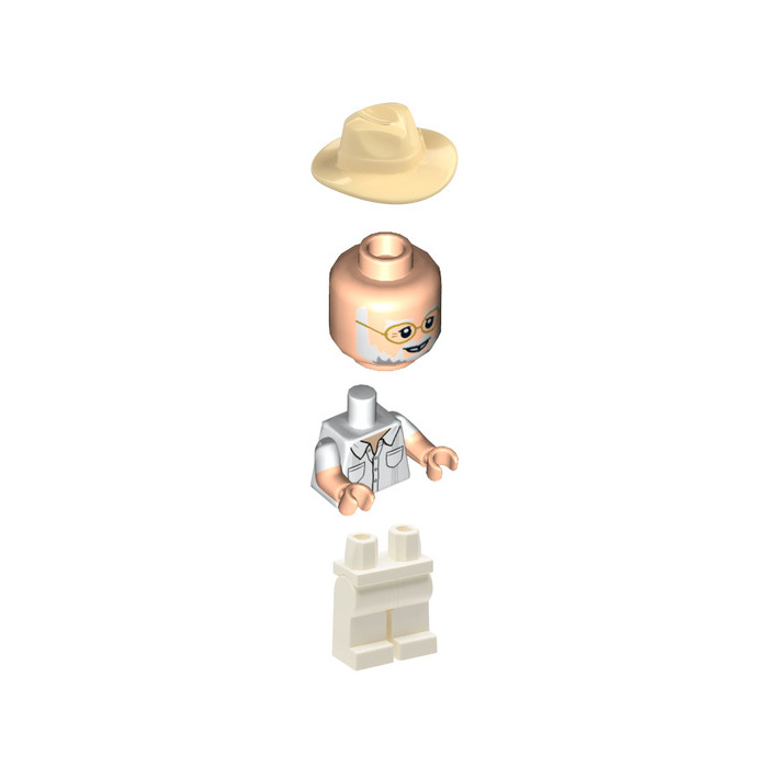 LEGO John Hammond with Shirt with 2 Pockets Minifigure | Brick Owl