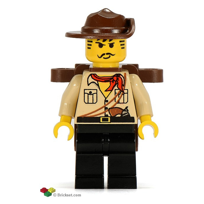LEGO Johnny Thunder (Desert) with Backpack Minifigure | Brick Owl ...