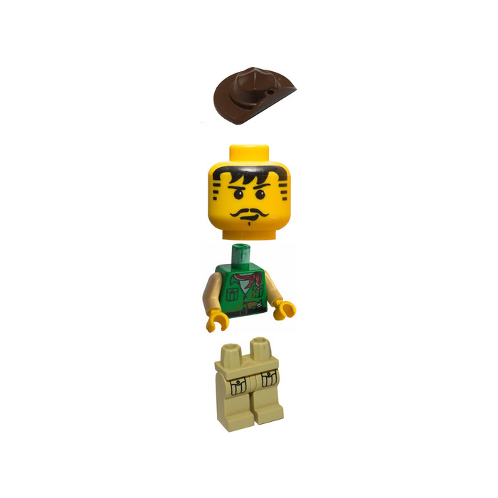 LEGO Johnny Thunder (expedition) Минифигурка | Brick Owl - LEGO Пазар