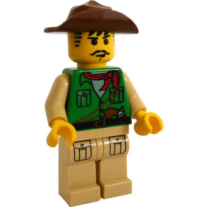 LEGO Johnny Thunder (expedition) with Pockets Minifigure | Brick Owl ...